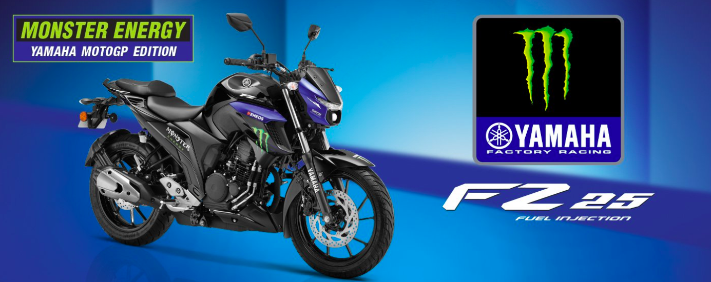 Yamaha FZ25 Monster Energy Moto GP Edition Launched