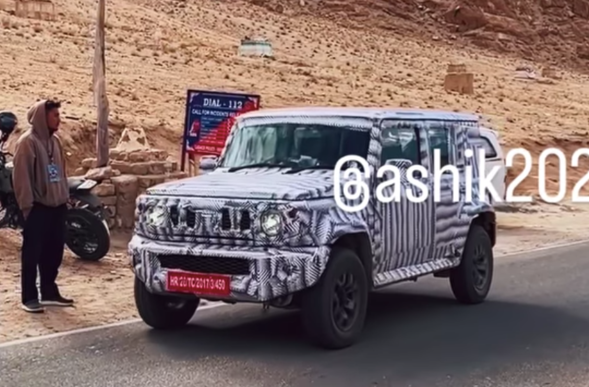 Exclusive: 2023 Maruti Jimny Spotted Testing In Leh Ladakh, Watch ...