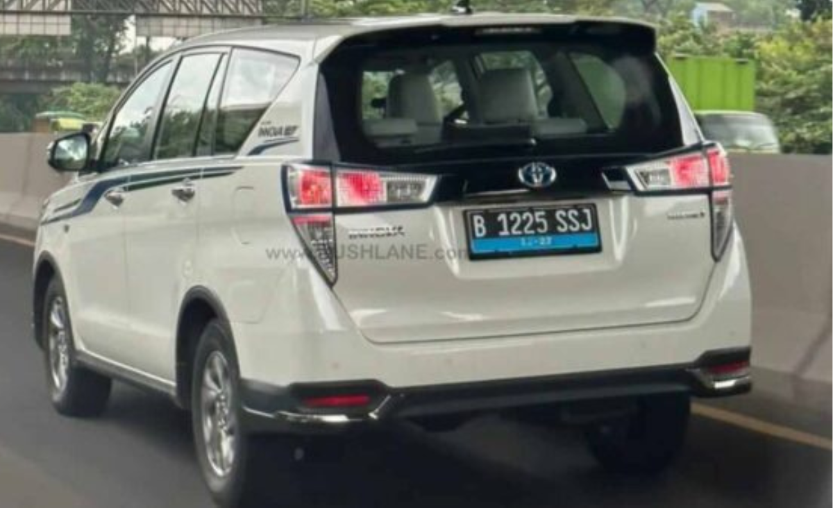 Toyota Innova Crysta Electric Makes Its 1st Appearance, Testing Mule ...