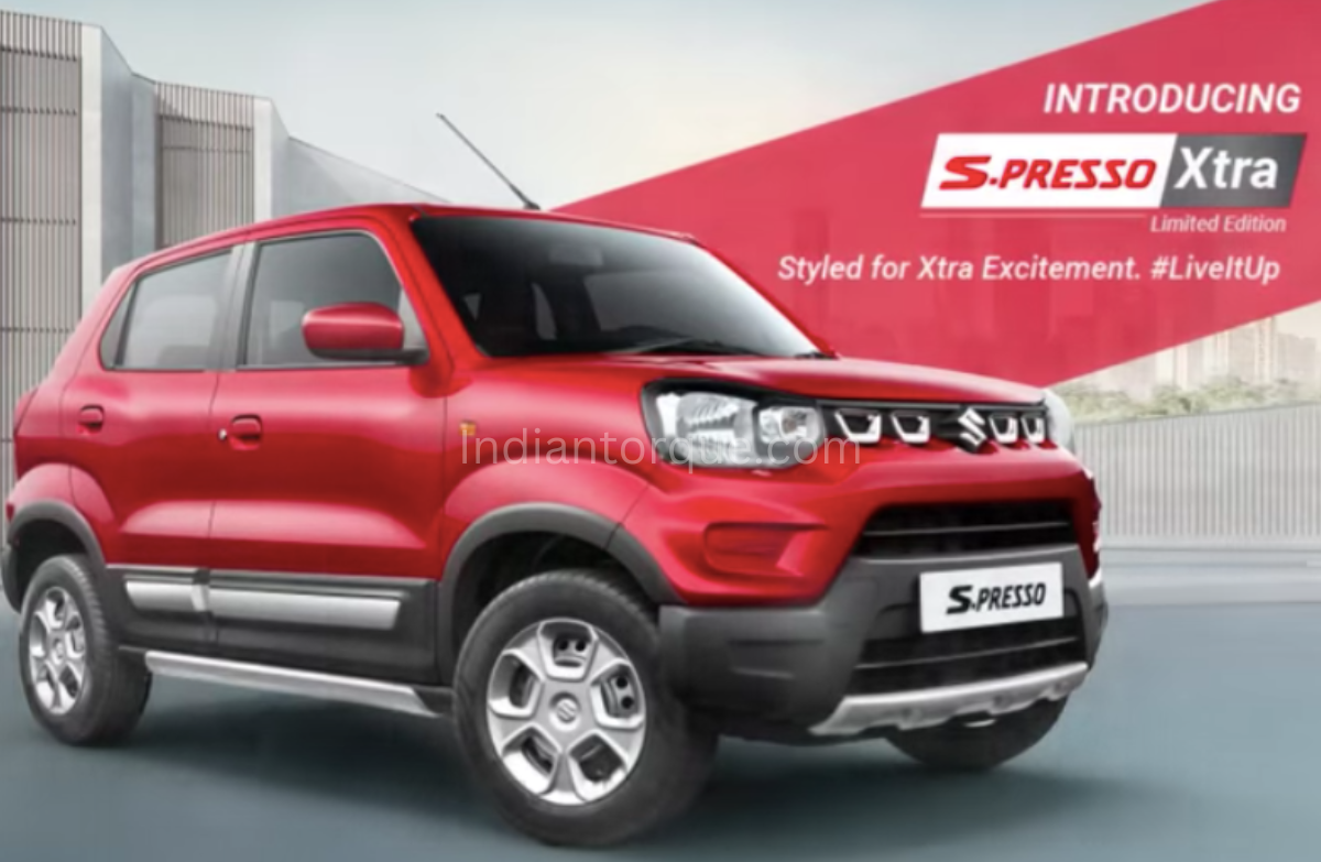 New Maruti Suzuki S-Presso Xtra Special Edition Launched, Powered By 1 ...